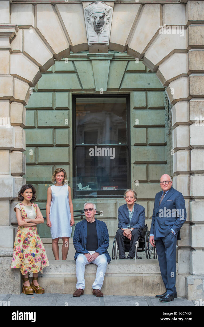 London, UK. 6th July, 2017. Lloyd Dorfman CBE (R) is joined by leading ...