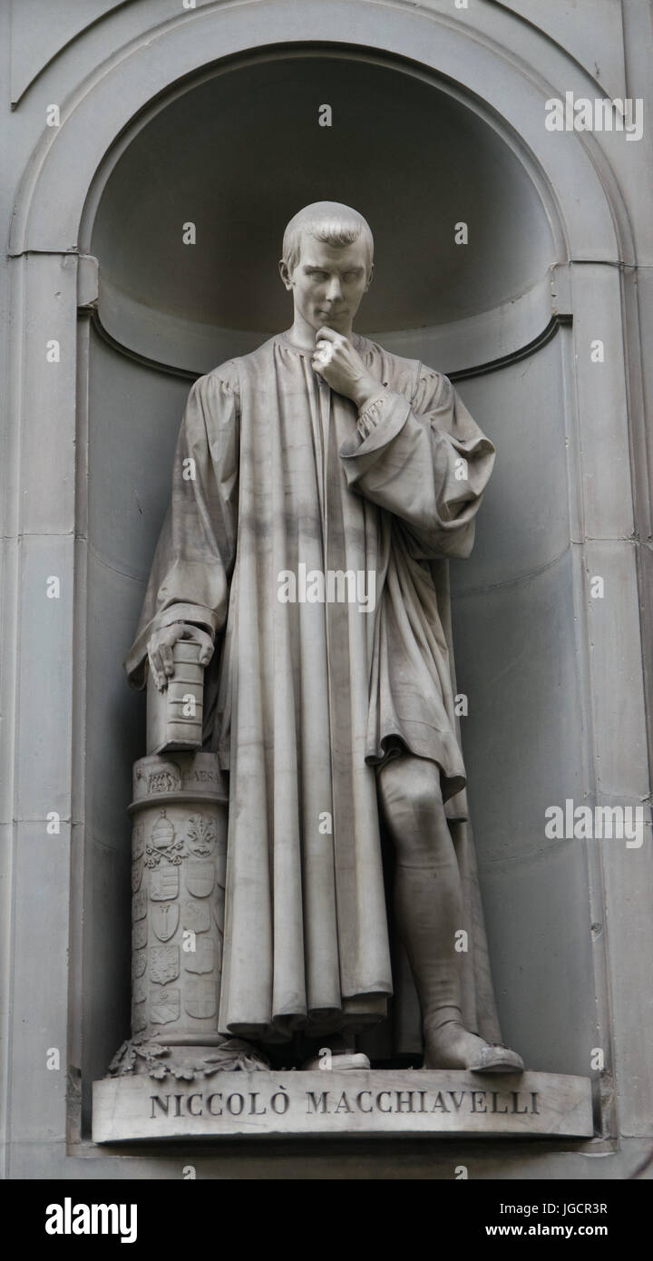 Machiavelli statue hi-res stock photography and images - Alamy