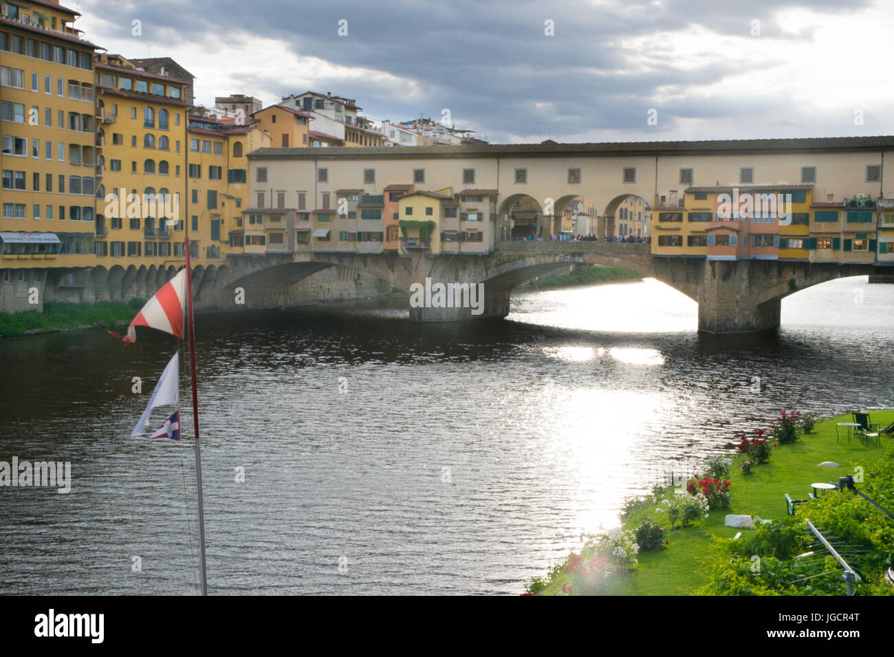 Ponte Vecchio, bridge over river Arno in Venice, Italy Stock Photo - Alamy