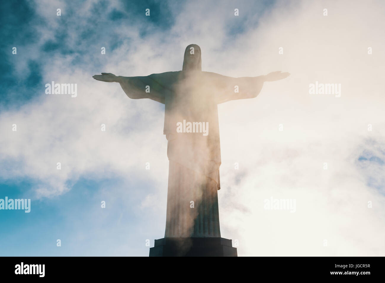 Christ the redeemer rio arms hi-res stock photography and images - Alamy