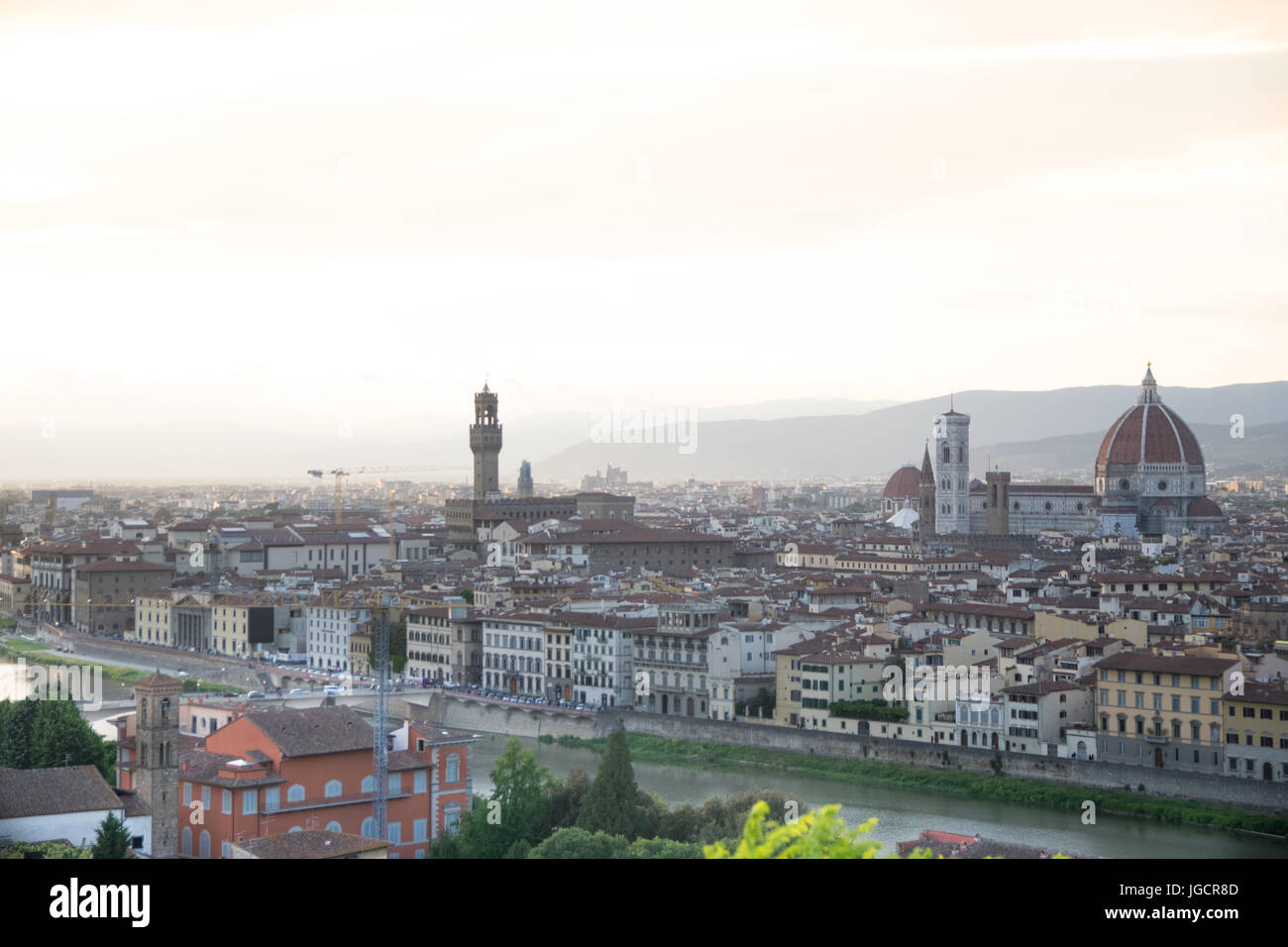 Florence, Italy during beautiful sunset Stock Photo - Alamy