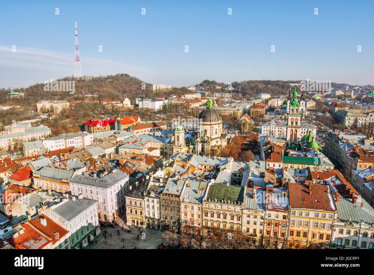 Cityscape, Lviv, Ukraine Stock Photo - Alamy
