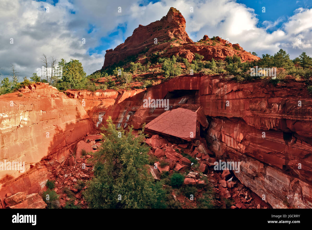 The Devil's Kitchen, Sedona, Arizona, United States Stock Photo - Alamy