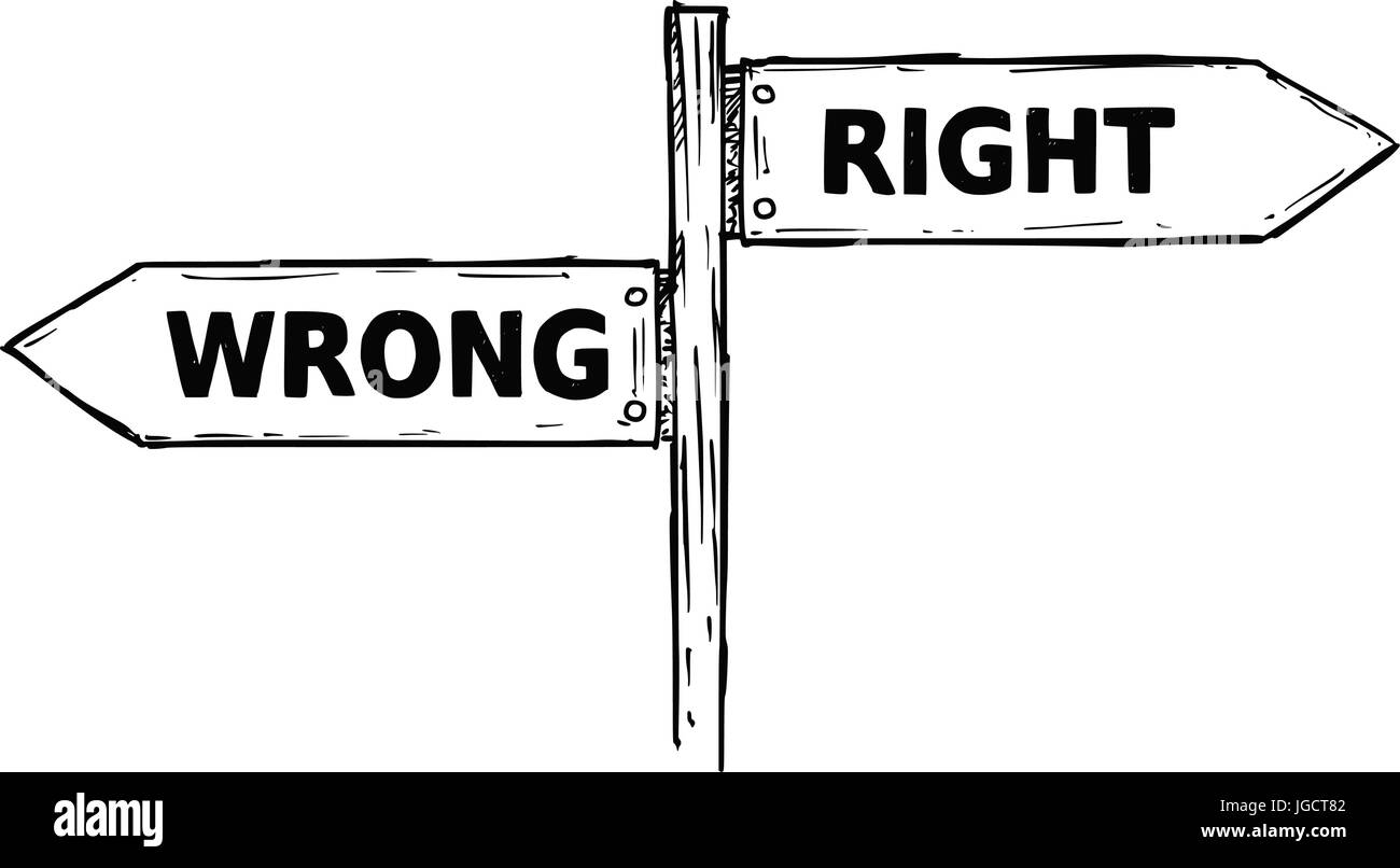 Cartoon Hands Left And Right