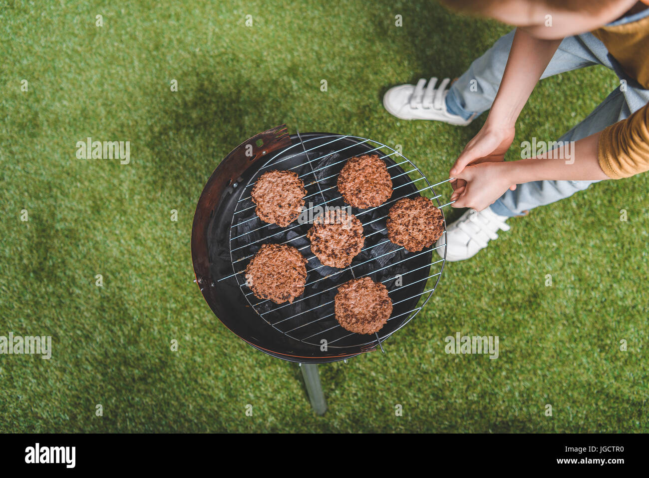 Partial grill hi-res stock photography and images - Alamy
