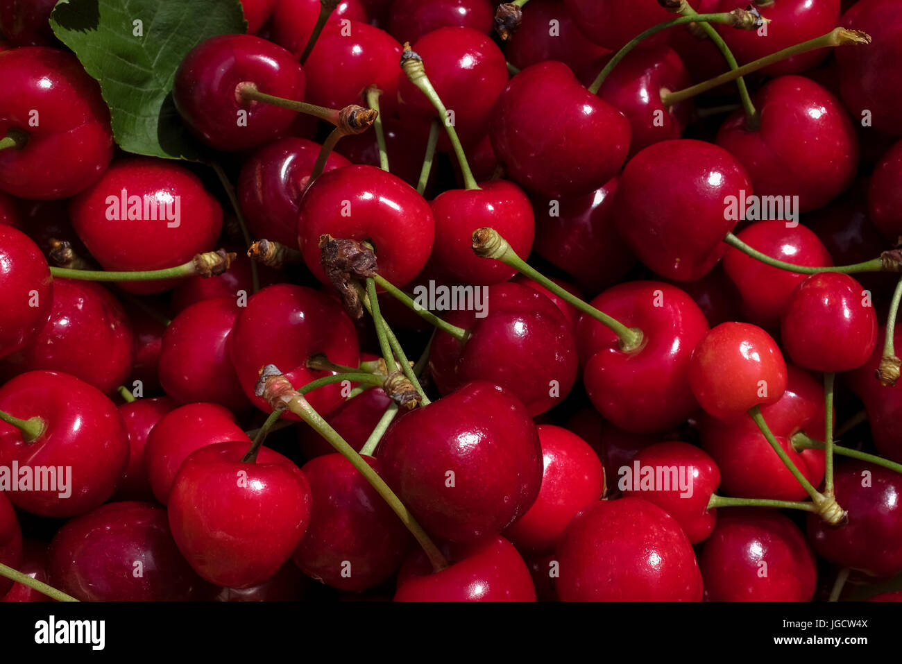 Full frame of cherries hi-res stock photography and images - Alamy