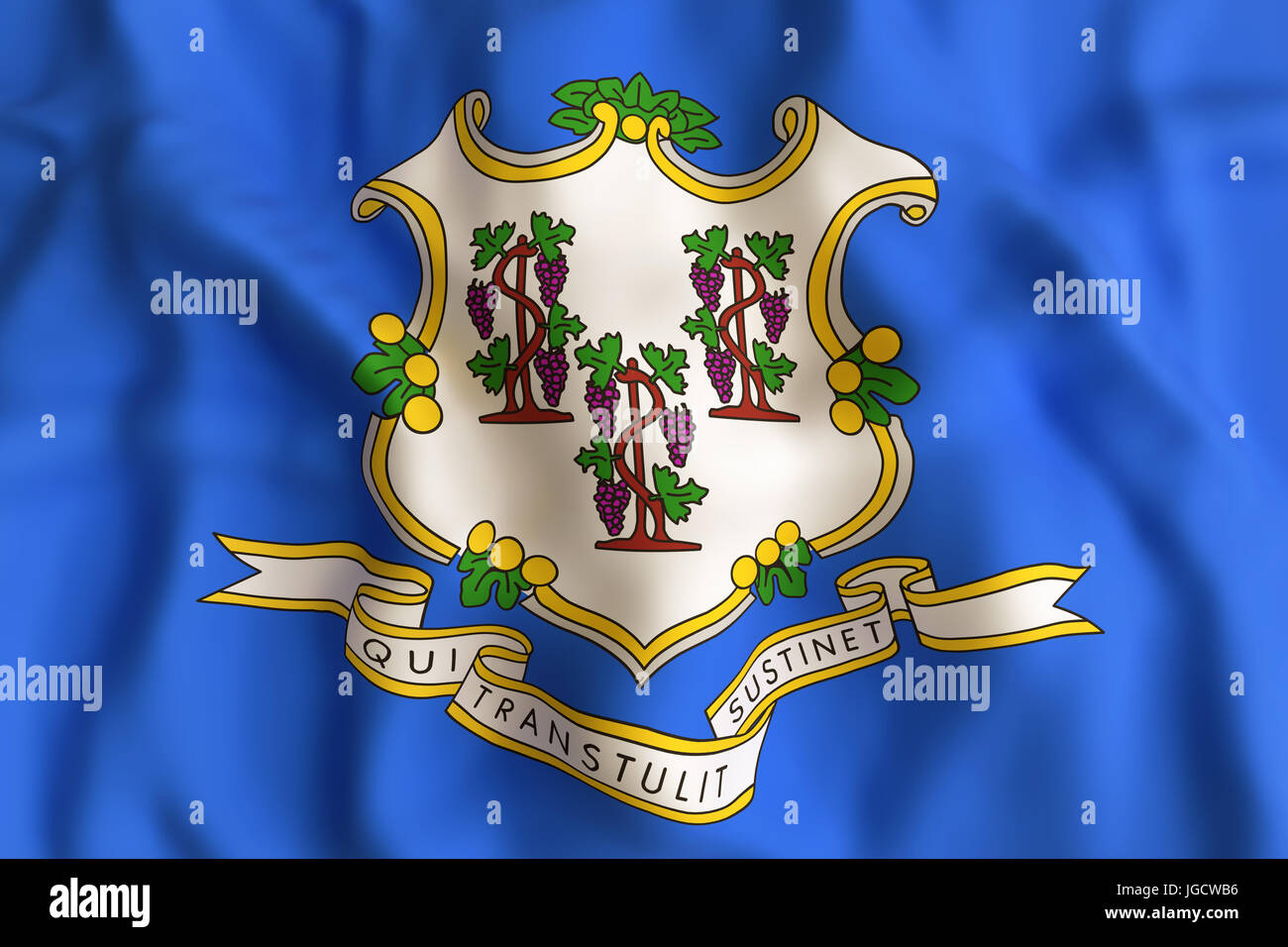 Connecticut state flag hi-res stock photography and images - Alamy