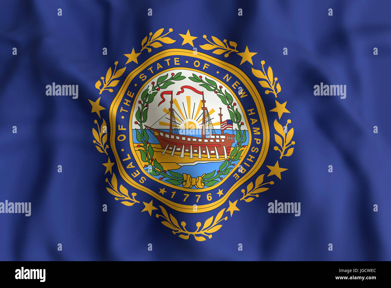 New hampshire state flag hi-res stock photography and images - Alamy