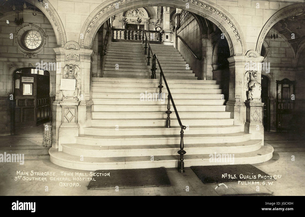 U.S.A in WWI - Hospital Main Staircase Stock Photo - Alamy