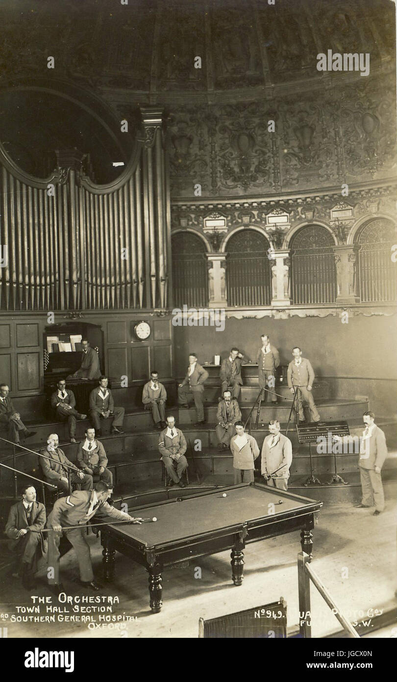 U.S.A in WWI - Hospital Orchestra Room Stock Photo - Alamy