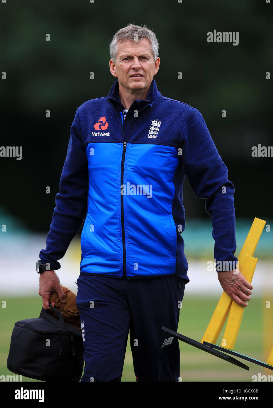 England Lions Spin Bowling coach Peter Such Stock Photo - Alamy