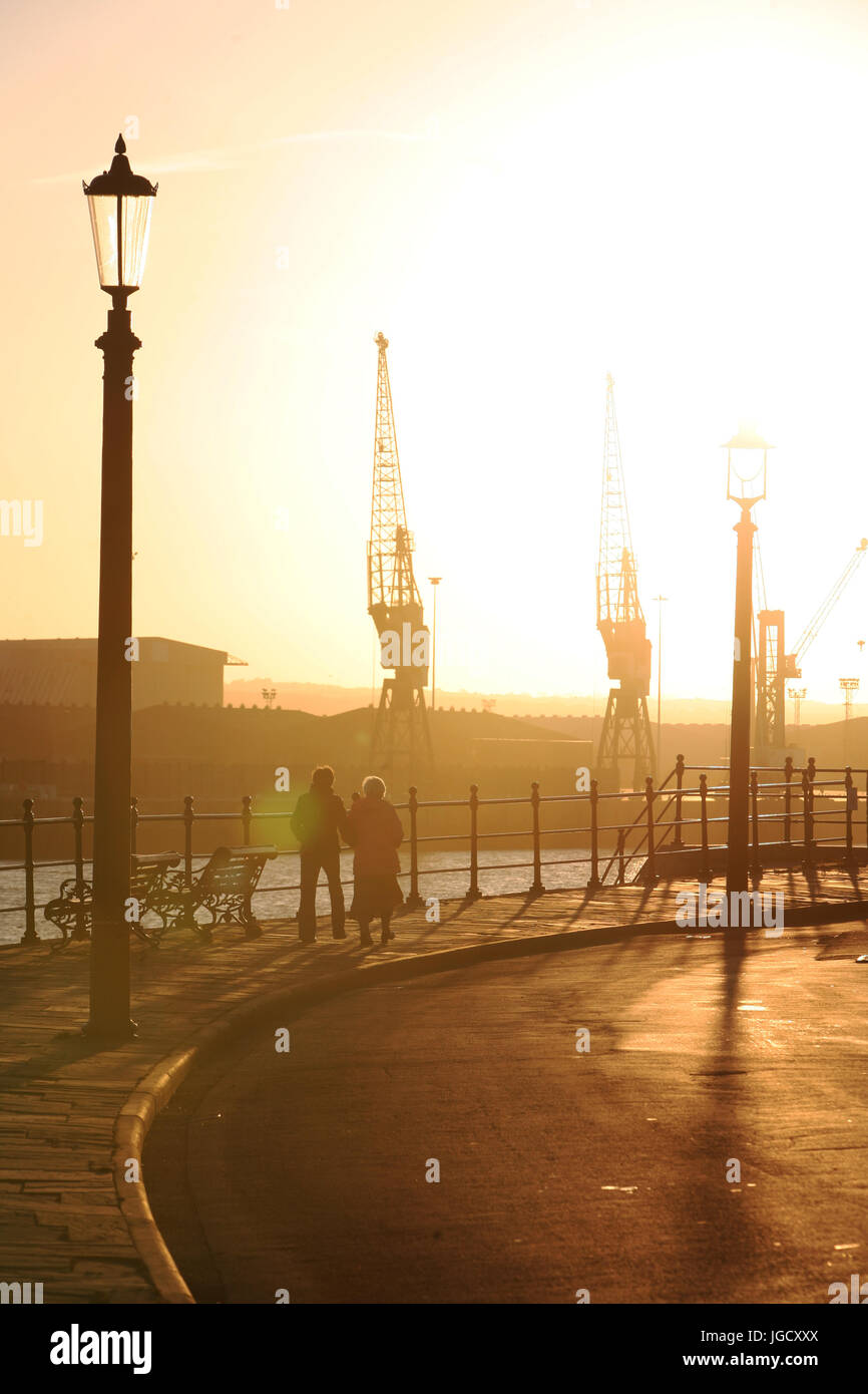 The Headlands area of Hartlepool. UK Stock Photo - Alamy