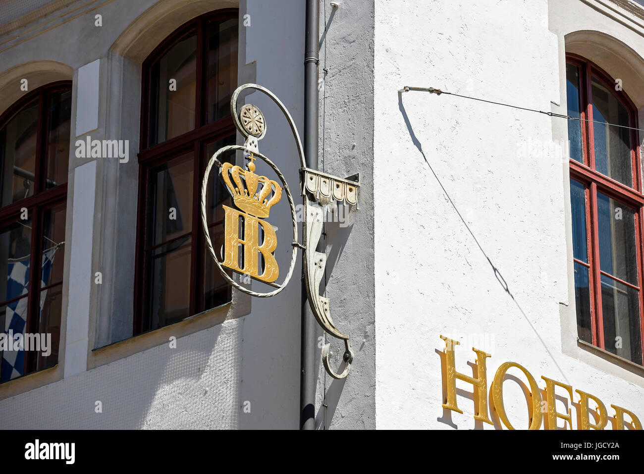Hofbräuhaus Sign, München, Germany Stock Photo - Alamy