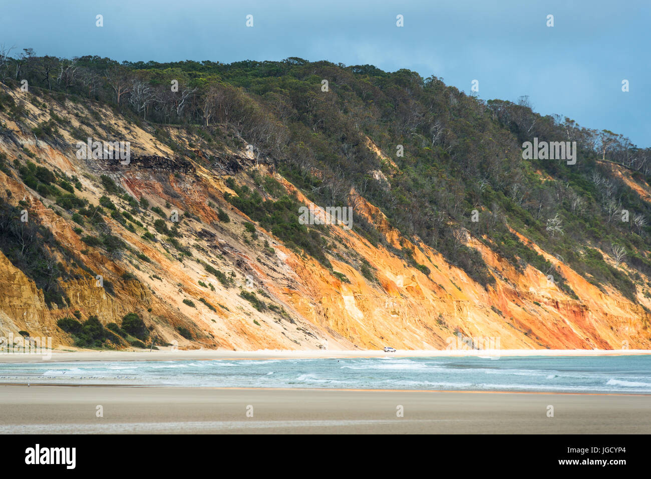 Double Island Point and the coloured sands of Rainbow Beach, Great ...
