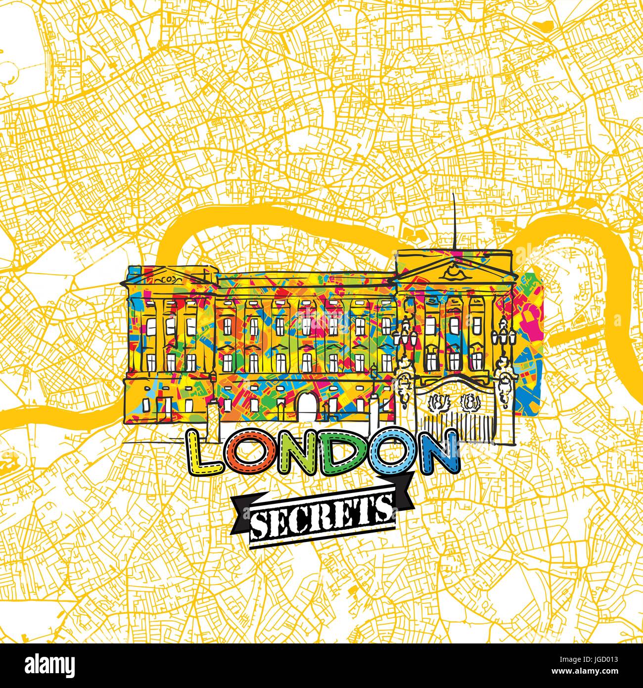 Tourist map of london Stock Vector Images - Alamy