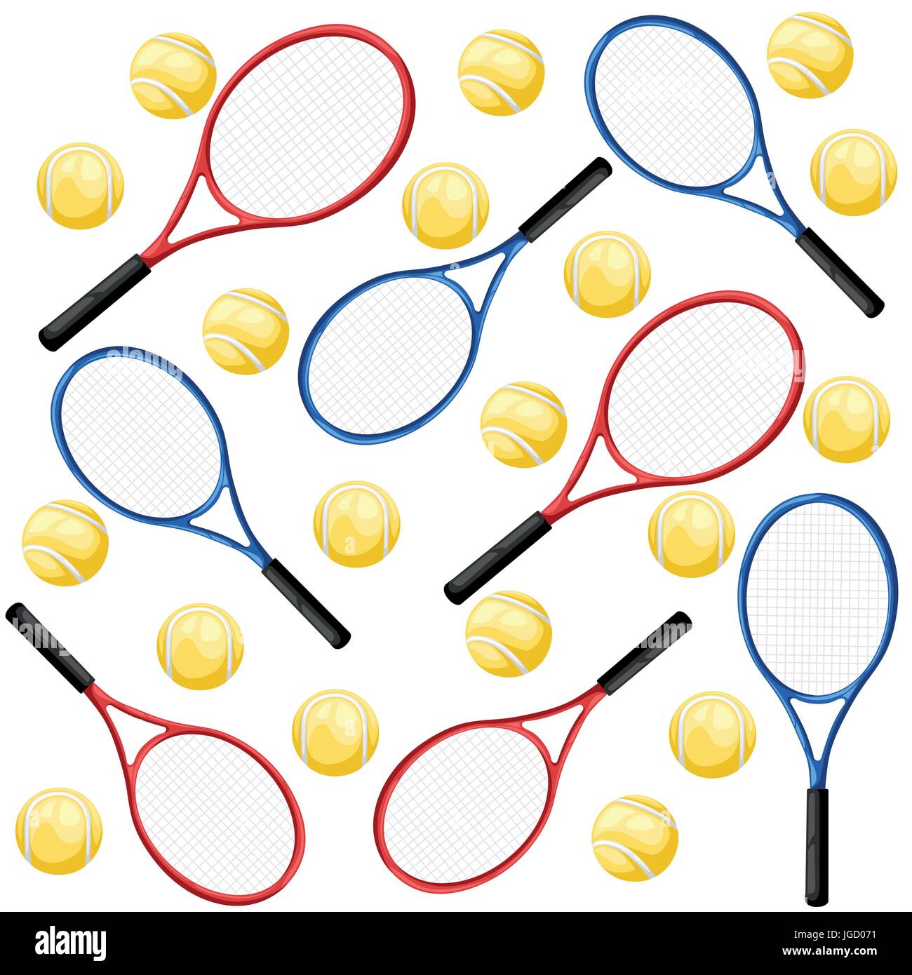 Tennis rackets, tennis rackets icon, sport. Flat design, vector ...