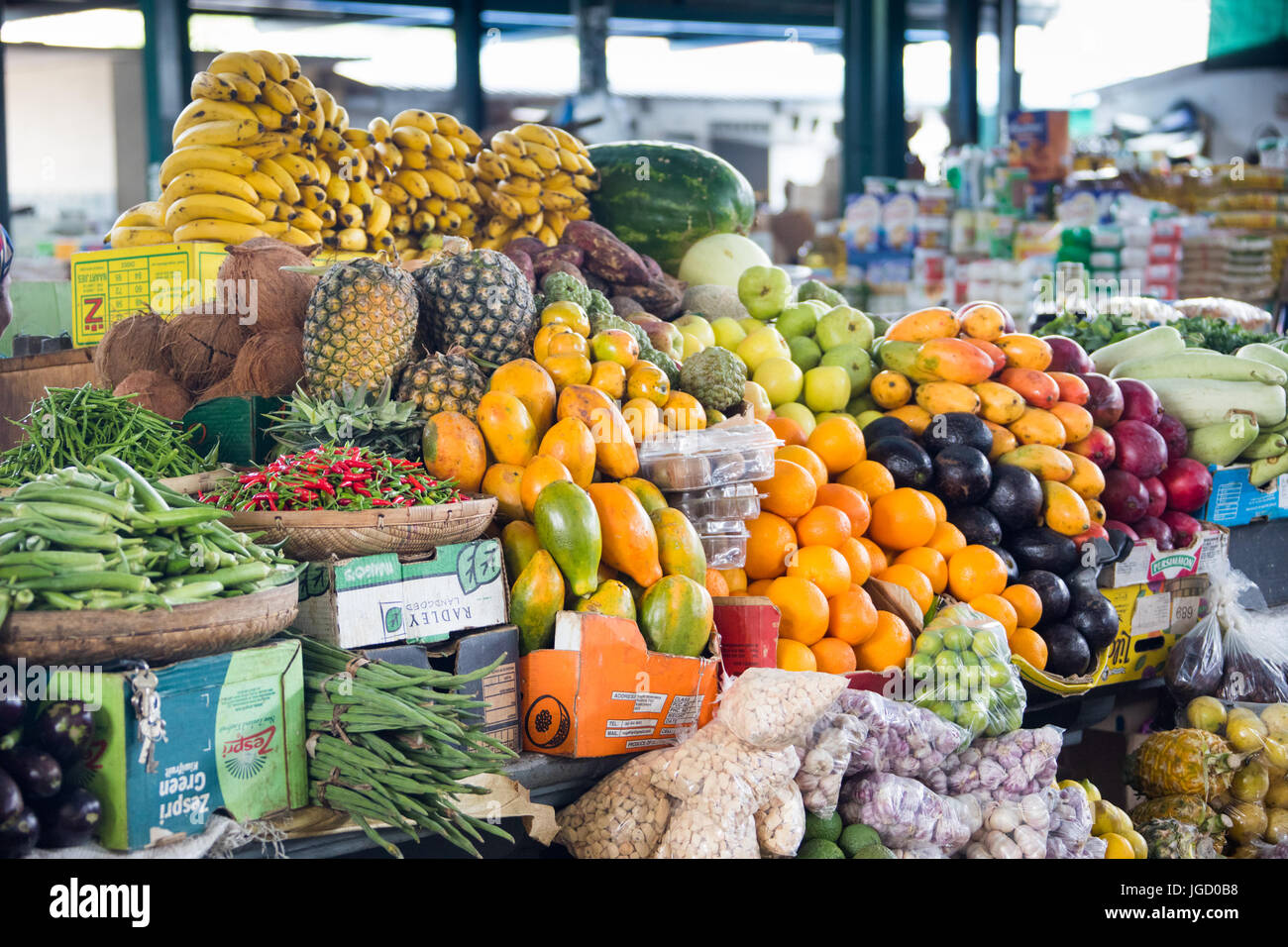Mercado Municipal, Municipal Market in Maputo, Mozambique Stock Photo ...