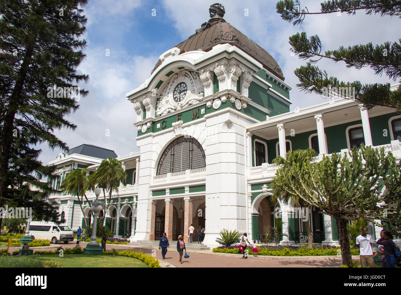 Railway station, Maputo, Mozambique Stock Photo - Alamy