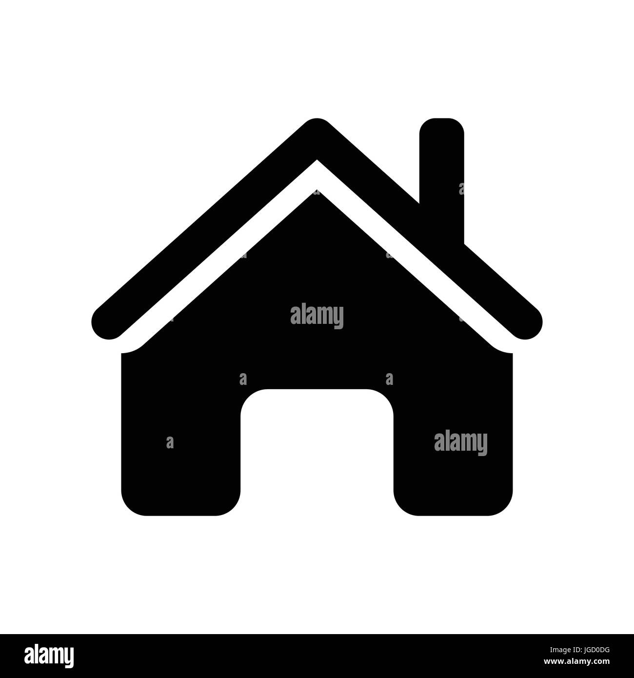 Home icon, iconic symbol on white background. Vector Iconic Design ...