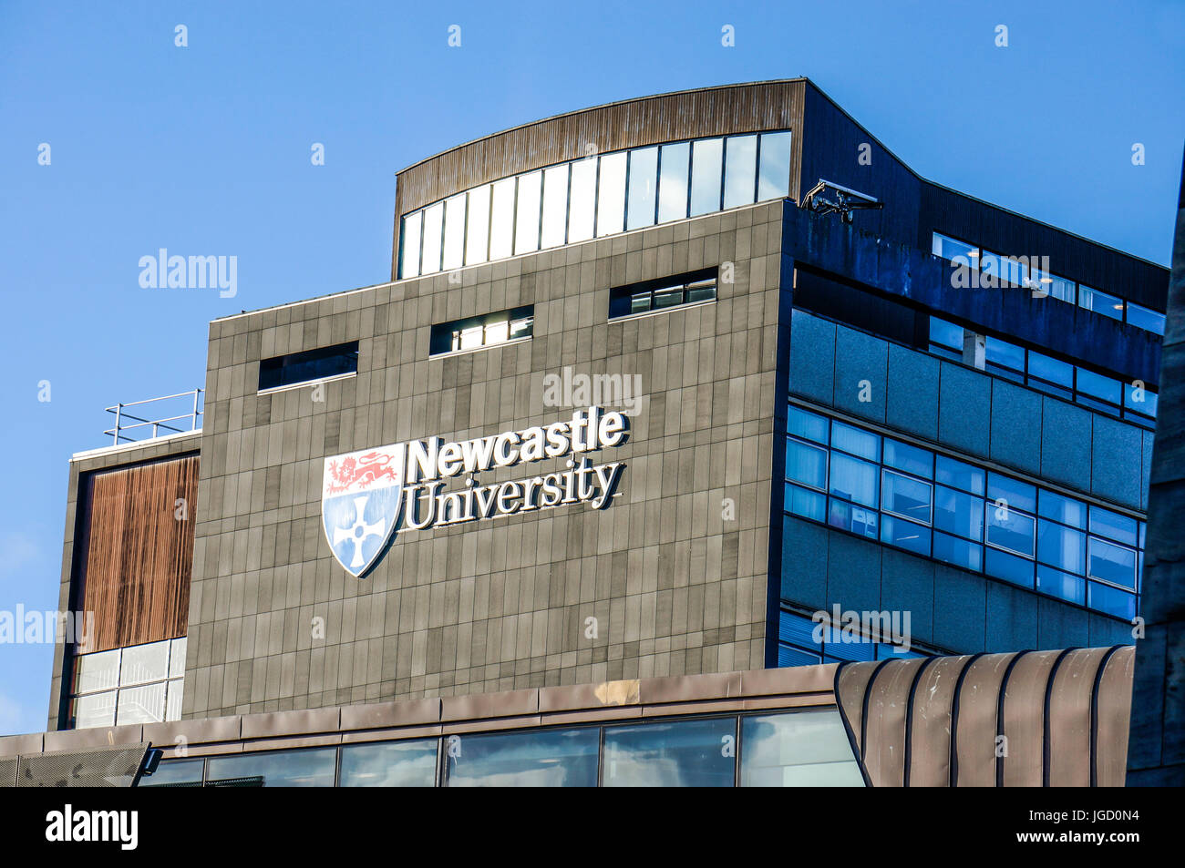 One of the many Newcastle University buildings in the centre of the ...