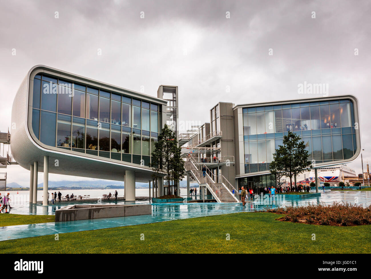 Botin Centre of the Arts and Culture. Foundation. Building design by ...