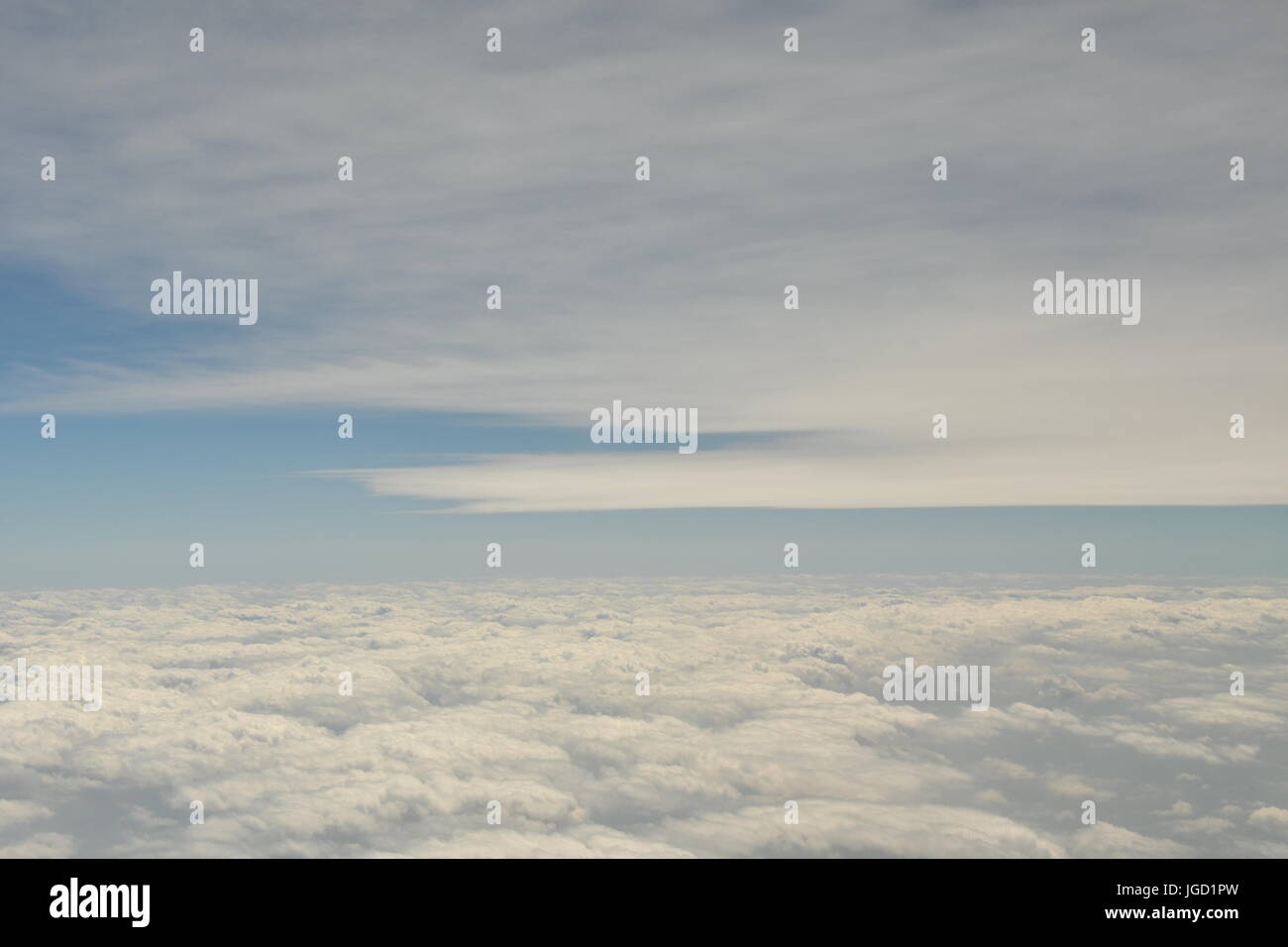 sky earth view from the airplane Stock Photo - Alamy