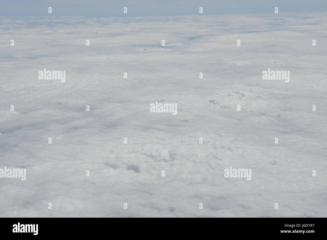 sky earth view from the airplane Stock Photo - Alamy