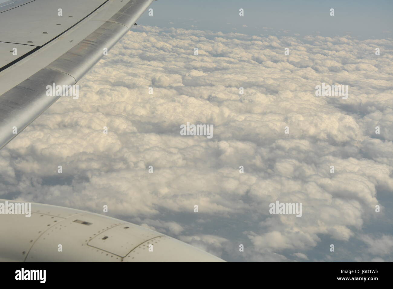 sky earth view from the airplane Stock Photo - Alamy