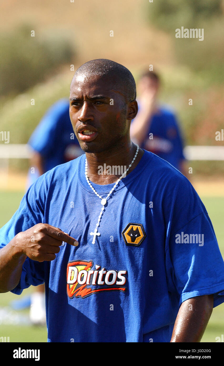 Wolverhampton Wanderers footballer Dean Sturridge 21st July 2003 Stock ...