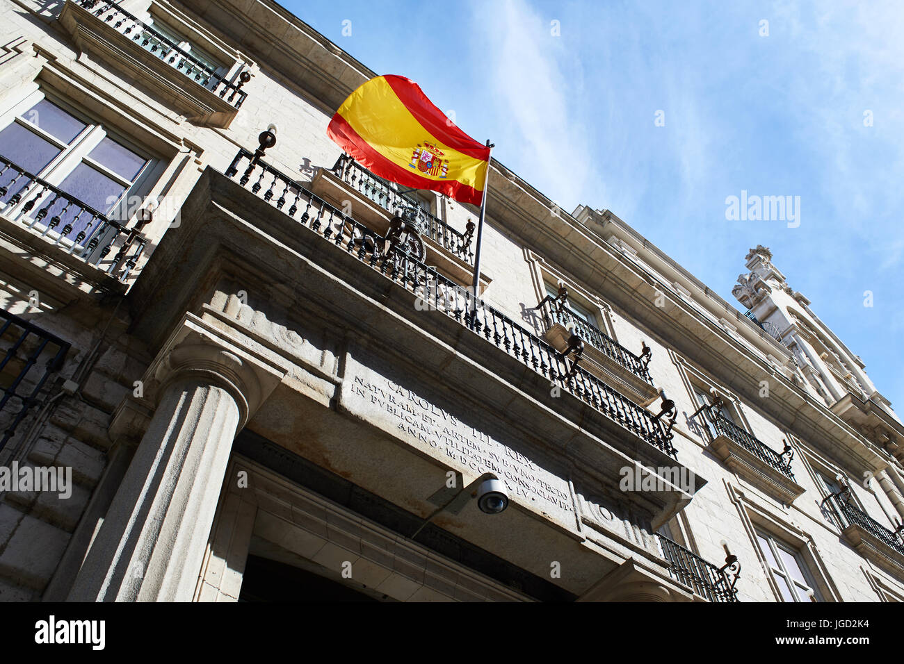 Madrid government palace facade hi-res stock photography and images - Alamy
