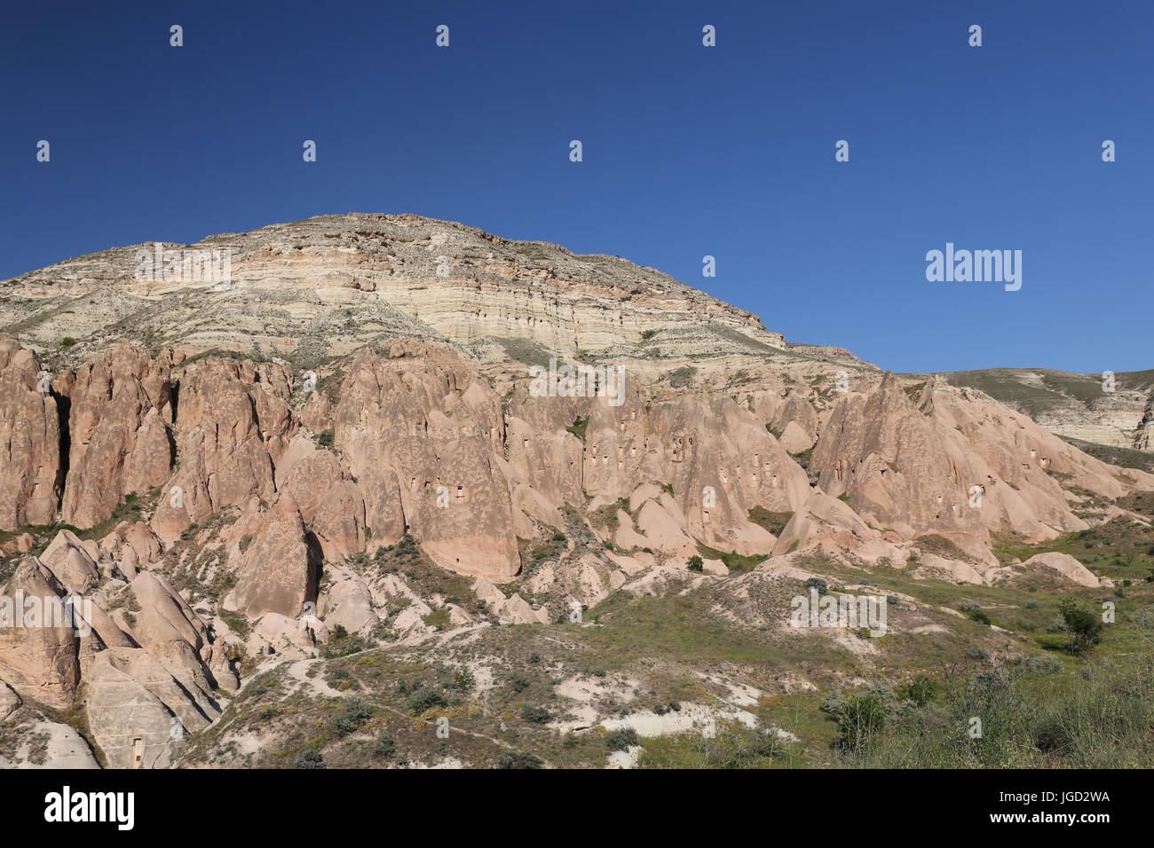 Rose Valley in Cavusin Village, Cappadocia, Turkey Stock Photo - Alamy