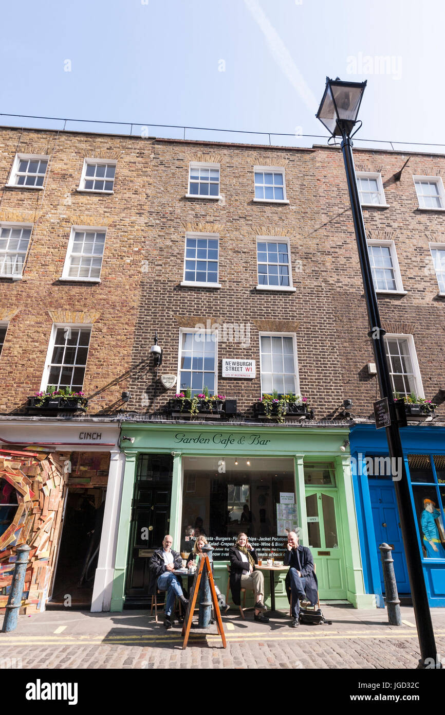 Carnaby street is a pedestrianised shopping street in soho in hi-res ...