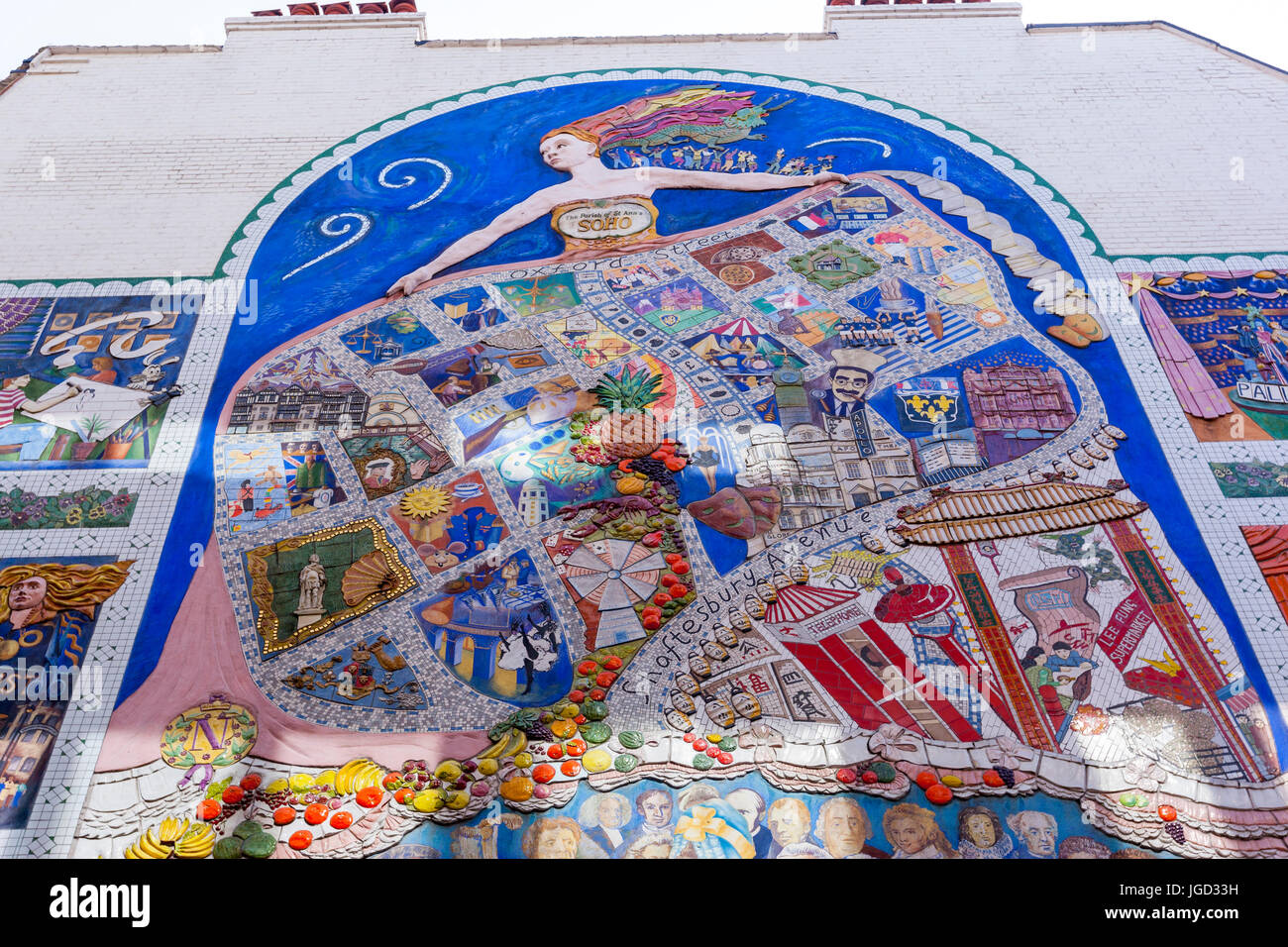 Soho mural hi-res stock photography and images - Alamy