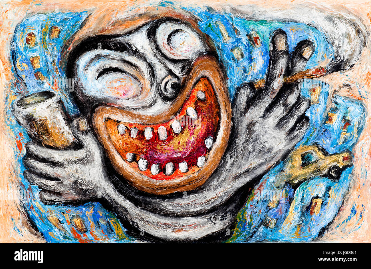 Alcoholism illustration hi-res stock photography and images - Alamy