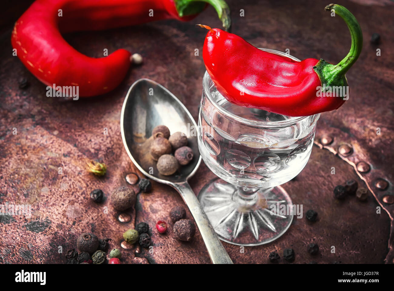 Pepper cocktail hi-res stock photography and images - Alamy
