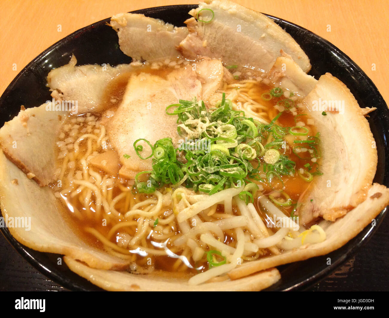 Japanese ramen noodles food, topping with chashu pork Stock Photo - Alamy