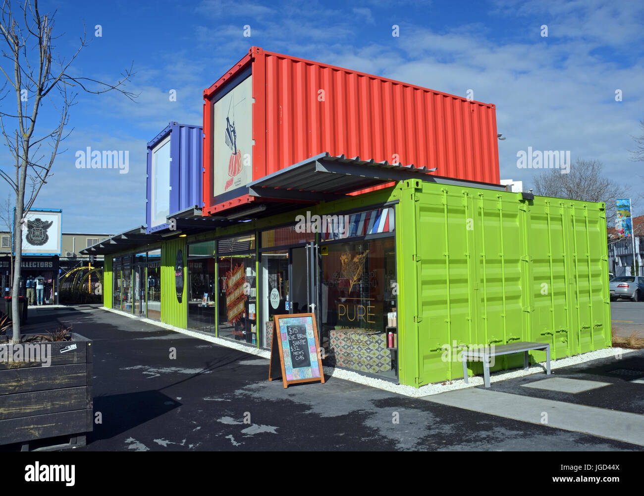 Christchurch, New Zealand - September 13, 2014: 2014: Restart Container ...