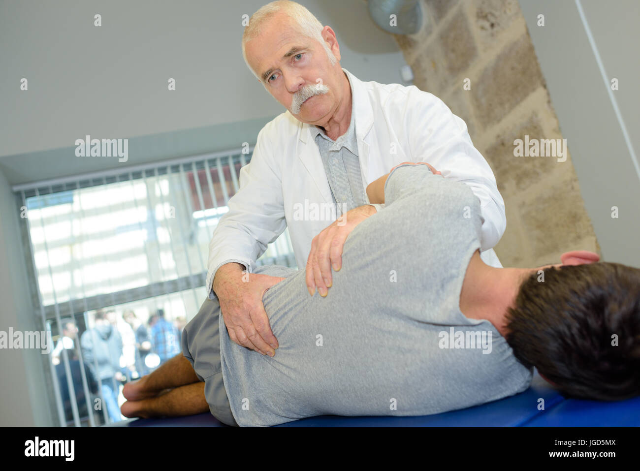 man having back problems Stock Photo - Alamy
