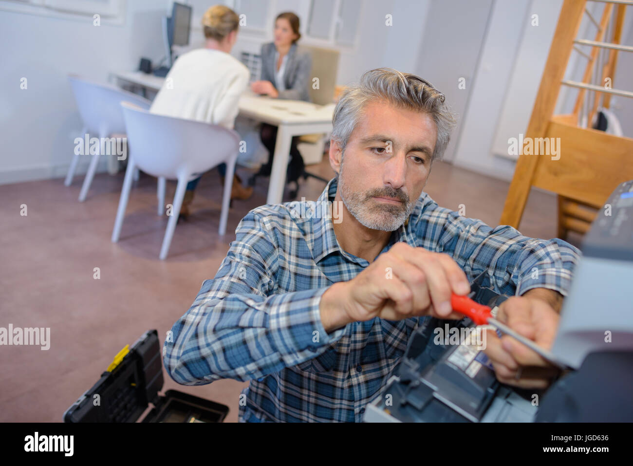 Broken office machine hi-res stock photography and images - Alamy