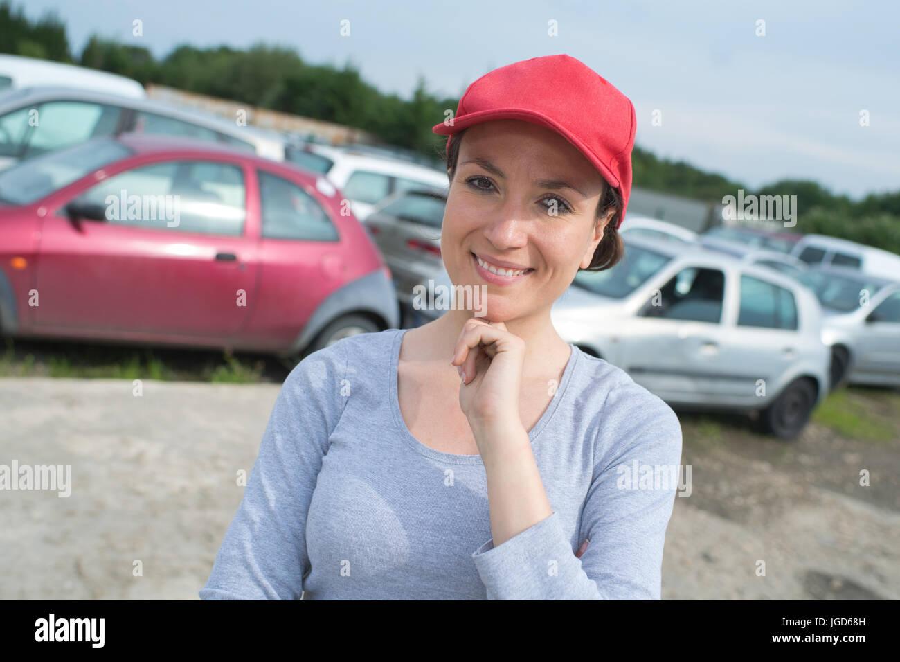 Female architect posing in hi-res stock photography and images - Alamy