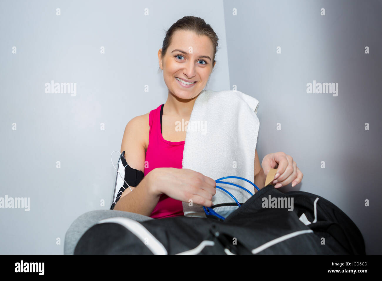 pretty female trainer Stock Photo - Alamy