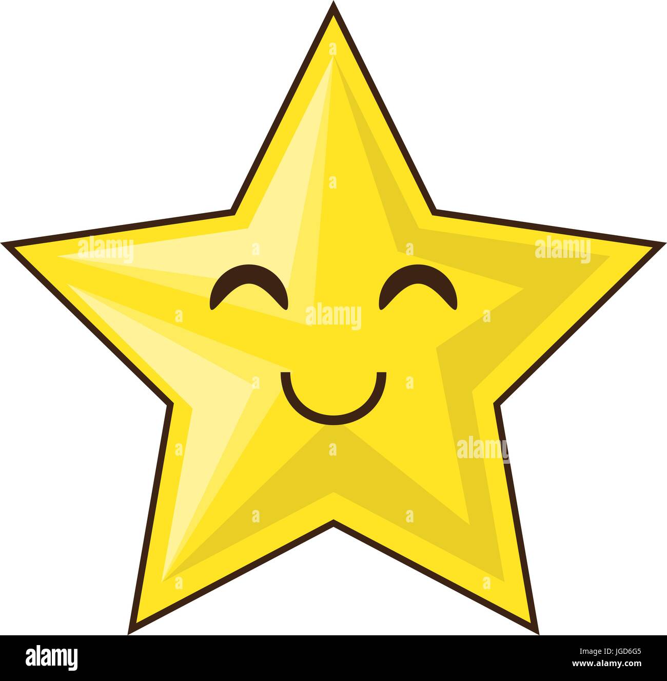 Cute star cartoon icon vector illustration graphic design Stock Vector ...