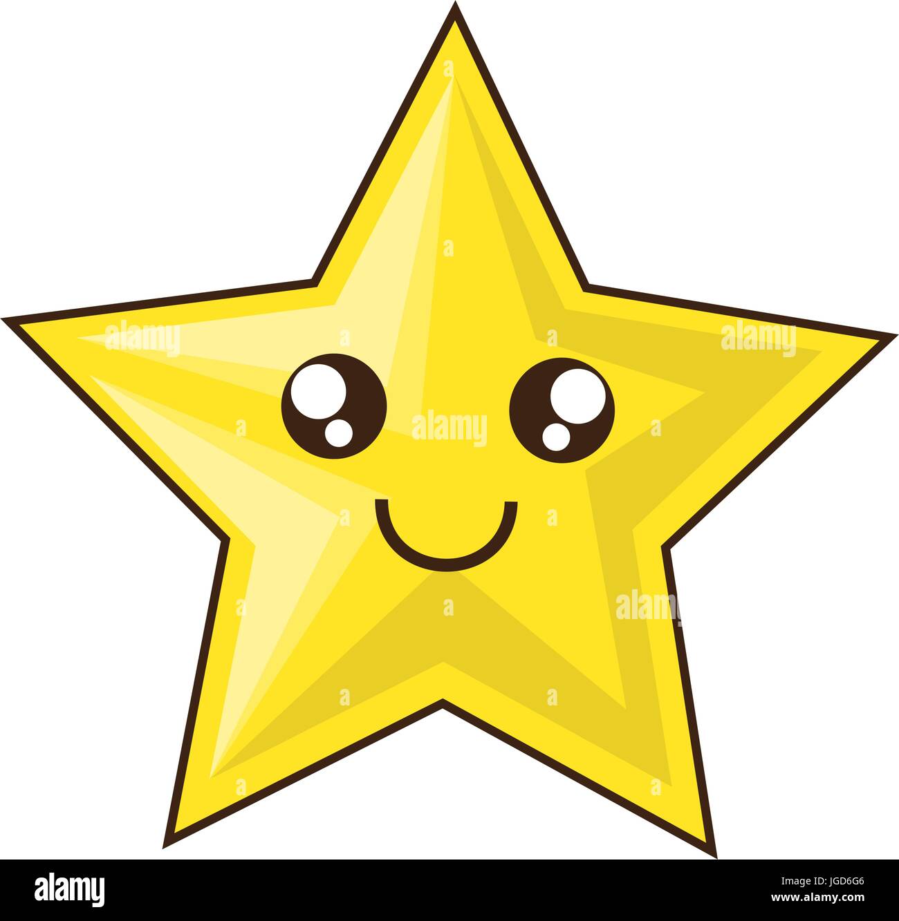Cute star cartoon icon vector illustration graphic design Stock Vector ...