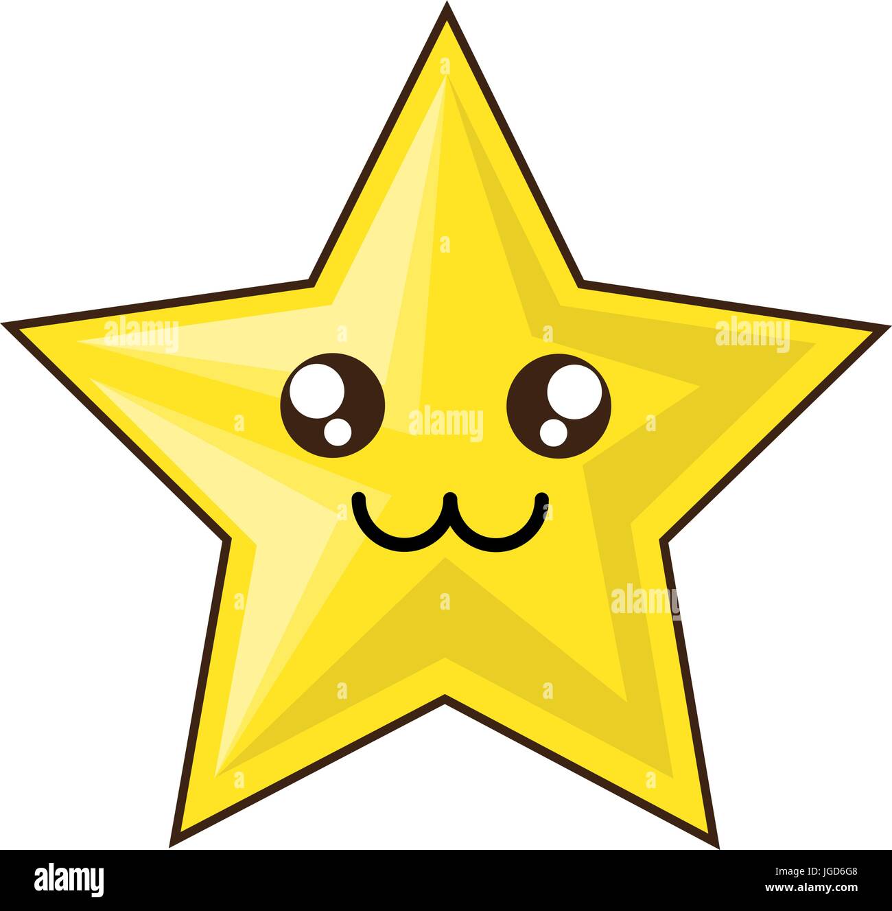 Cute star cartoon icon vector illustration graphic design Stock Vector ...