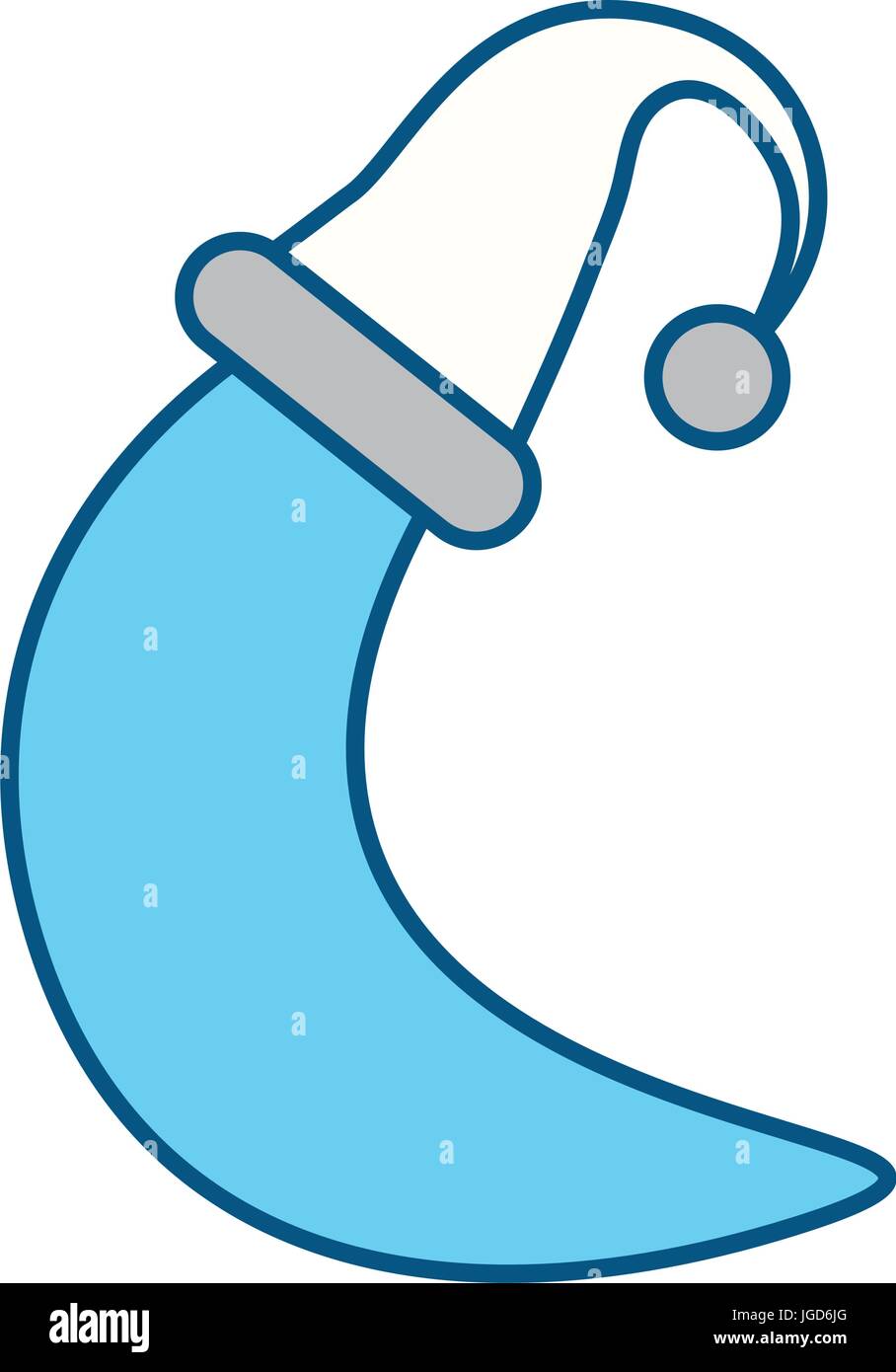 Moon cute cartoon icon vector illustration graphic design Stock Vector ...