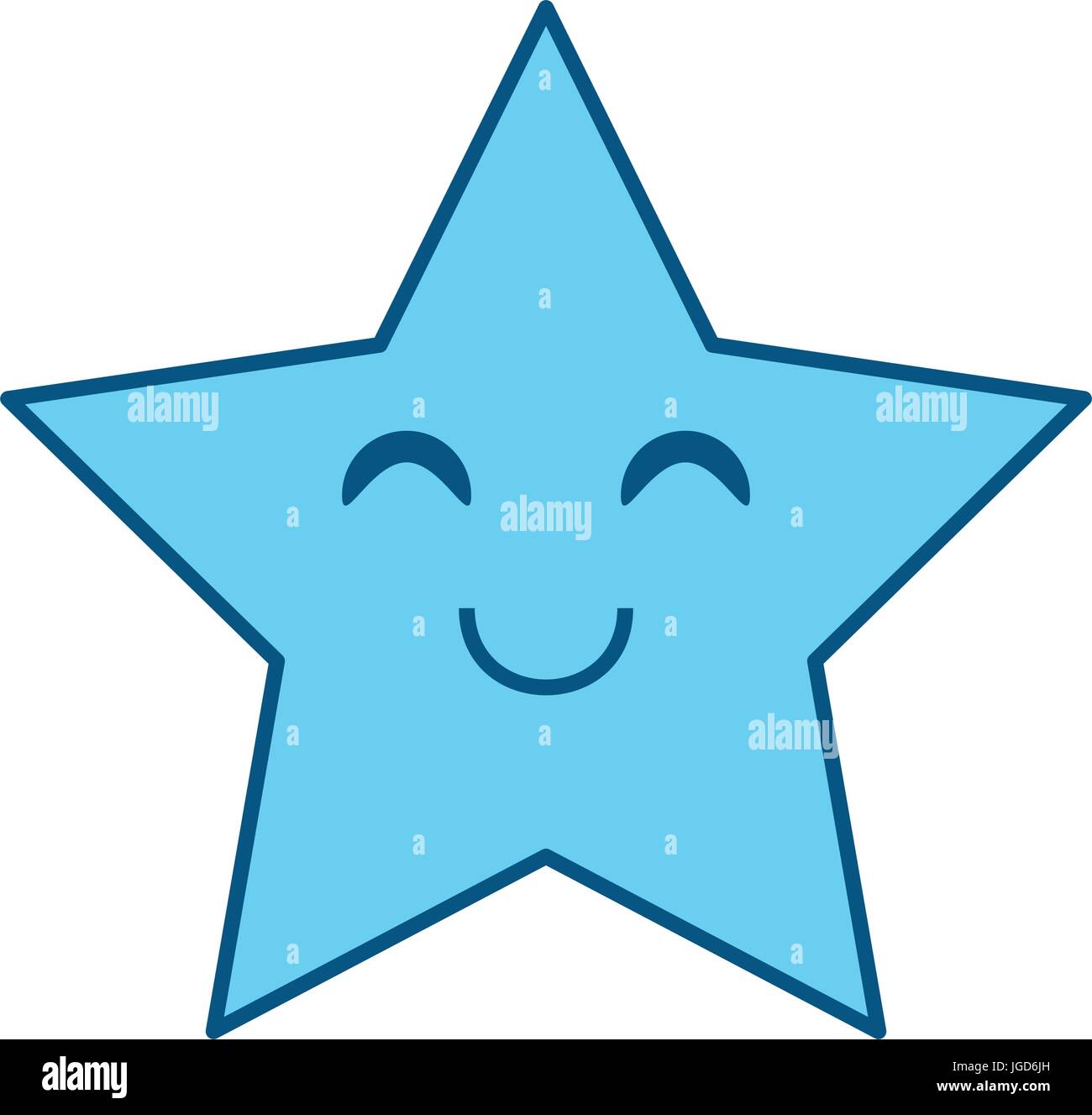 Cute star cartoon icon vector illustration graphic design Stock Vector ...