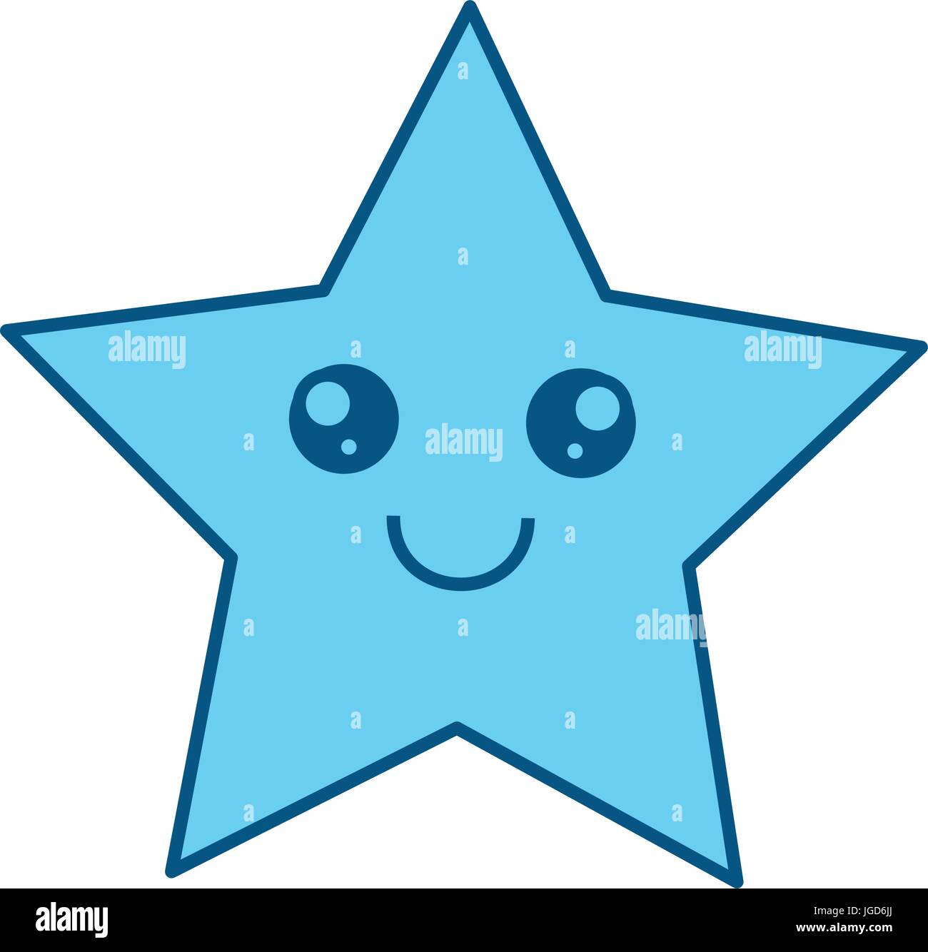 Cute star cartoon icon vector illustration graphic design Stock Vector ...