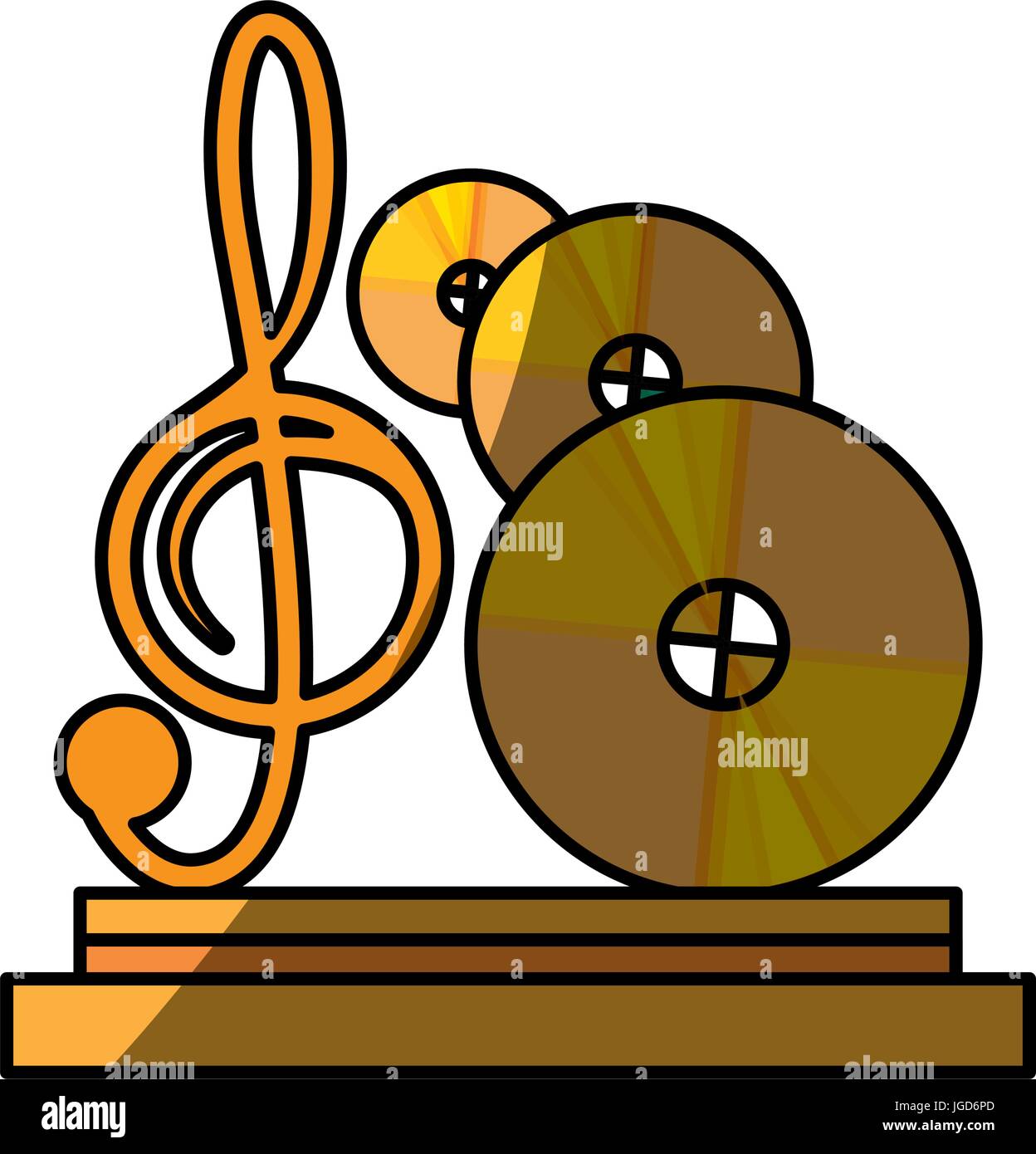 Music trophy award icon vector illustration graphic design Stock Vector ...