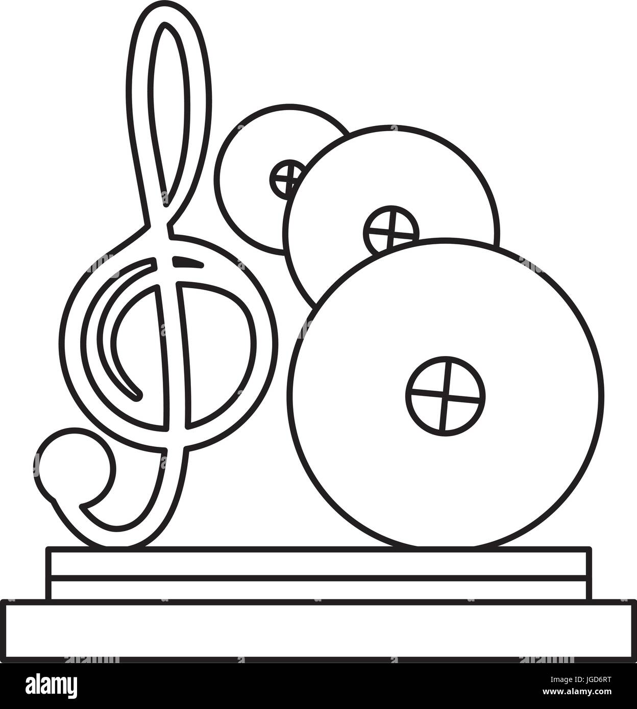Music trophy award icon vector illustration graphic design Stock Vector ...