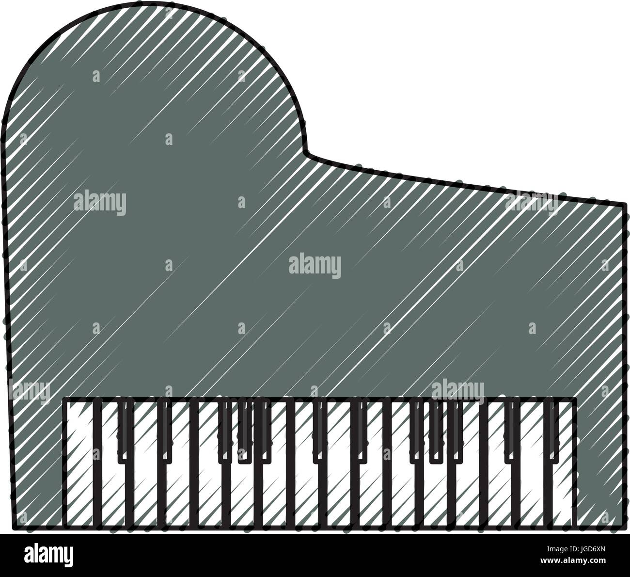 Classic piano instrument icon vector illustration graphic design Stock ...